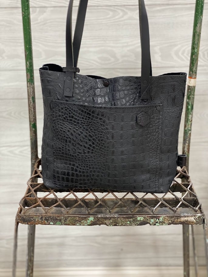 Medium Leather Tote | Home State Made