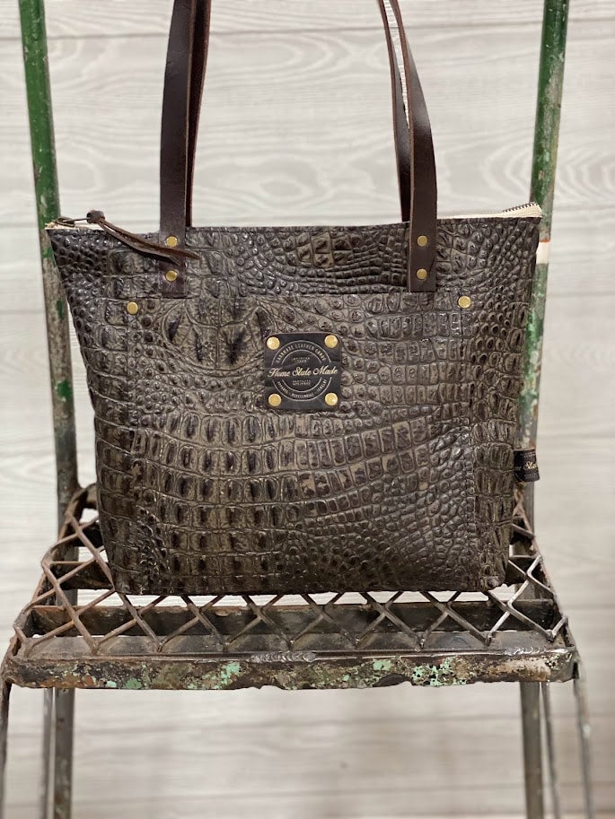 Medium Leather Tote | Home State Made