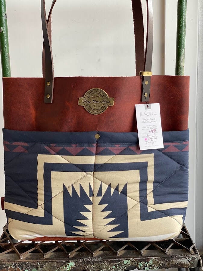 Large Orange Pendleton Tote | Home State Made